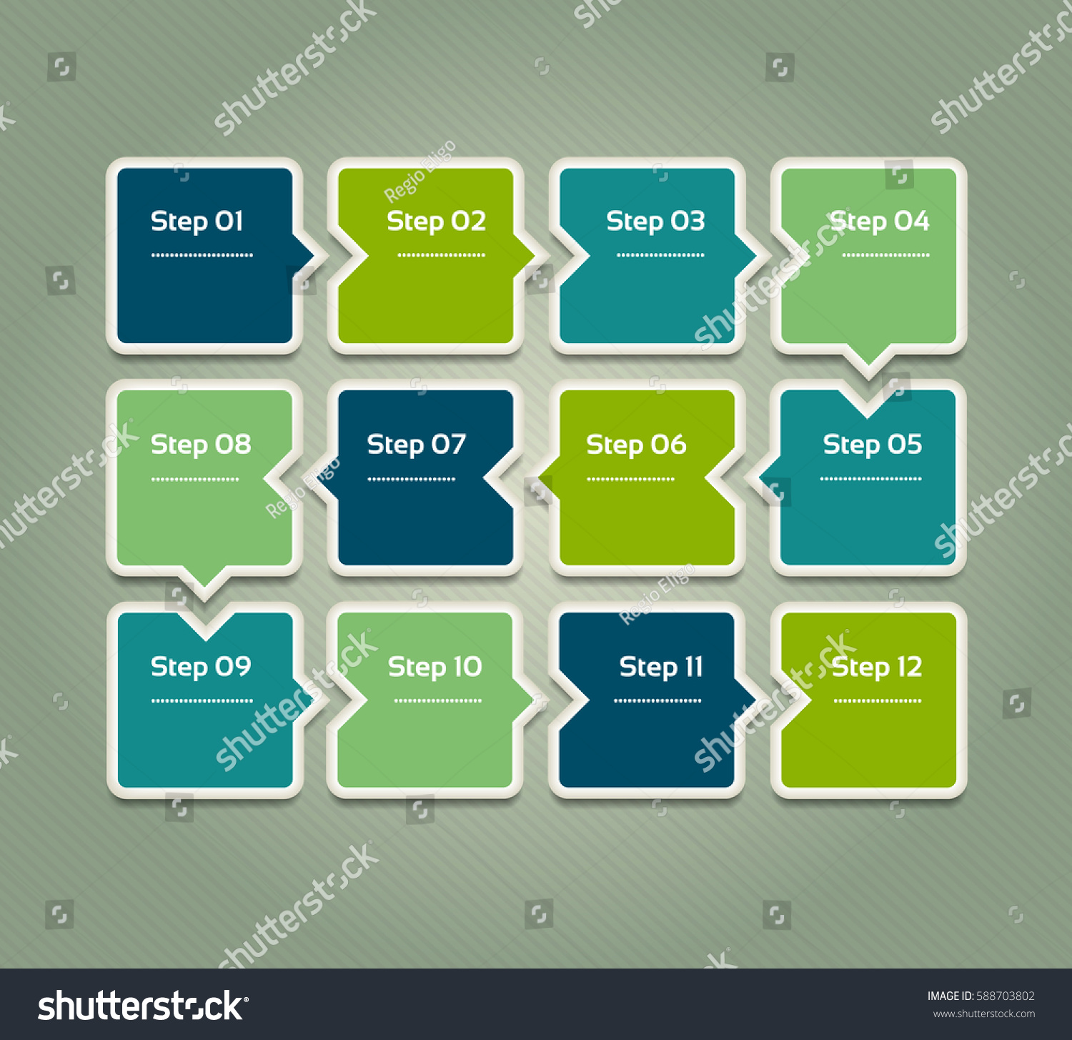 Vector Progress Background Template Diagram Graph Stock Vector (Royalty ...