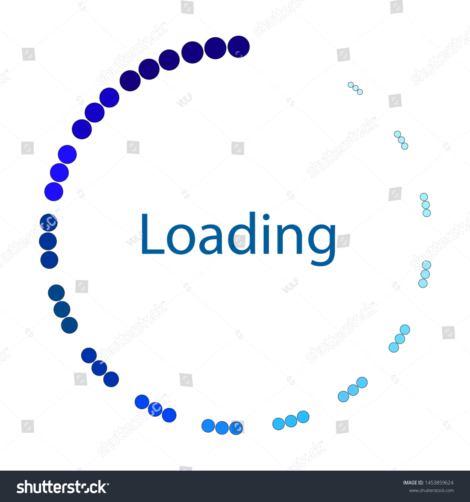 Vector Progress Loading Bar Loading Icon Stock Vector (Royalty Free ...