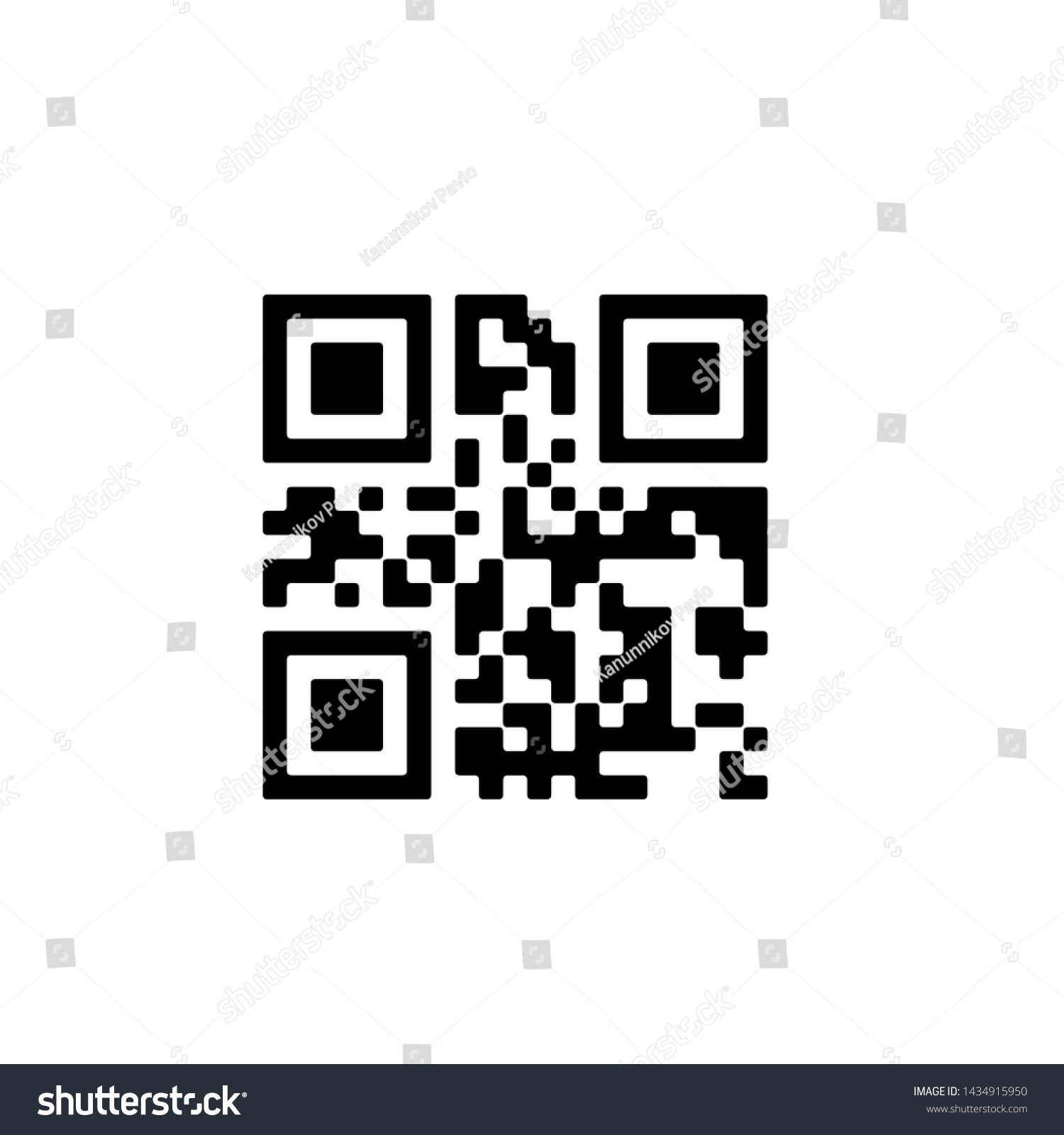 Vector Qr Code Sample Smartphone Scanning Stock Vector (Royalty Free ... Vector Qr Code Sample Smartphone Scanning Stock Vector (Royalty Free ...