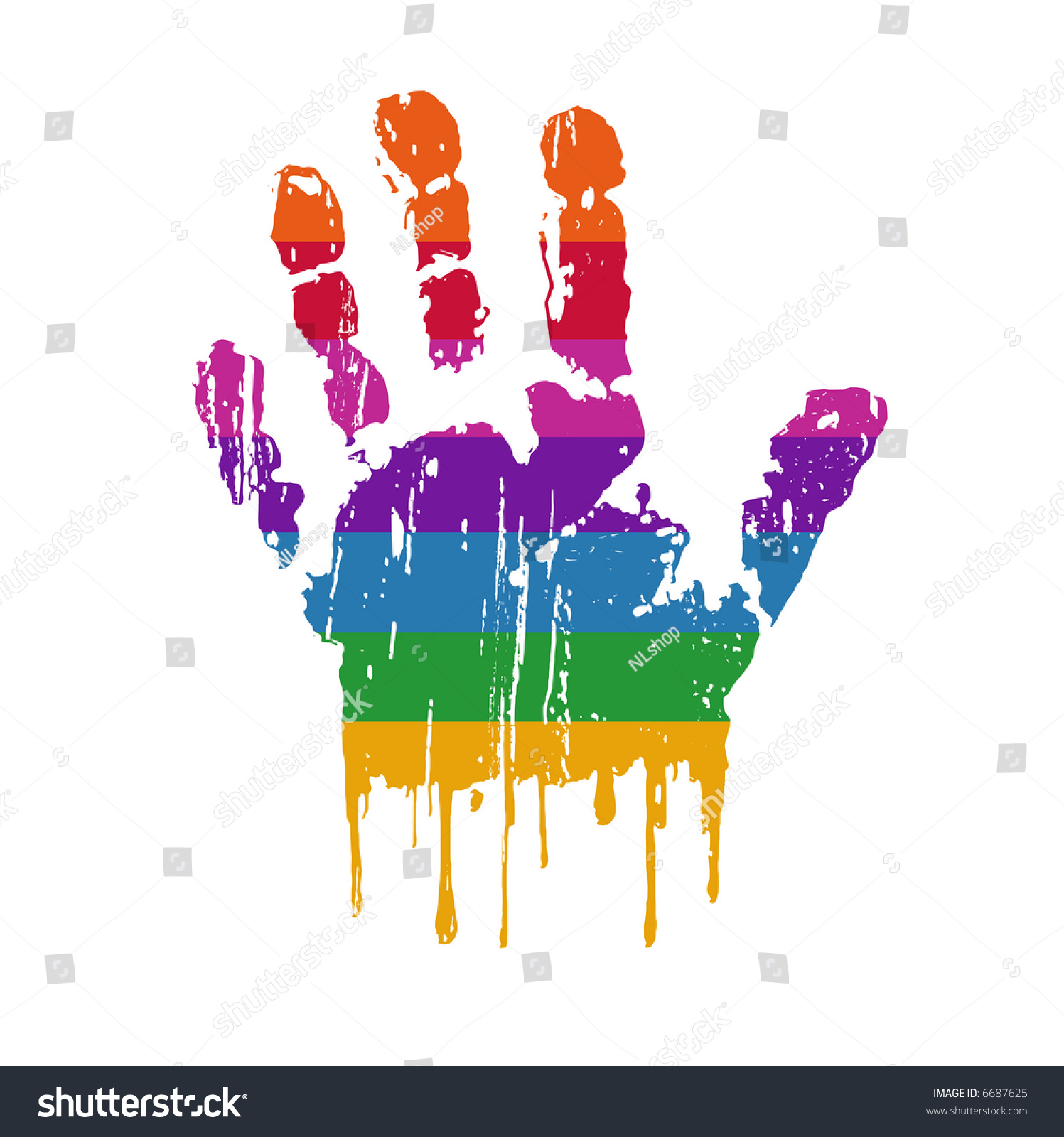 Rainbow Hands Logo
