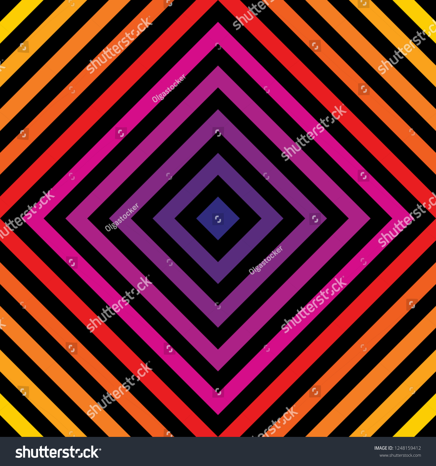 Vector Rainbow Lines Pattern Seamless Texture: vector de stock (libre ...