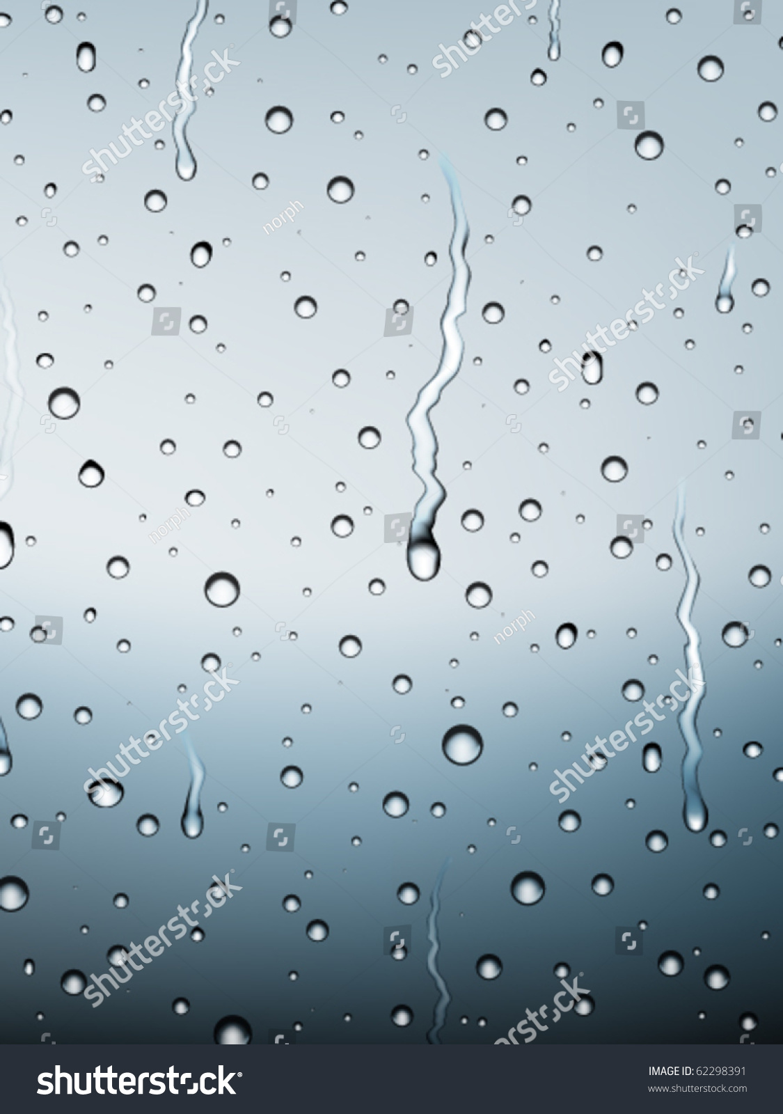 Vector Raindrops On Glass Stock Vector (Royalty Free) 62298391 ...
