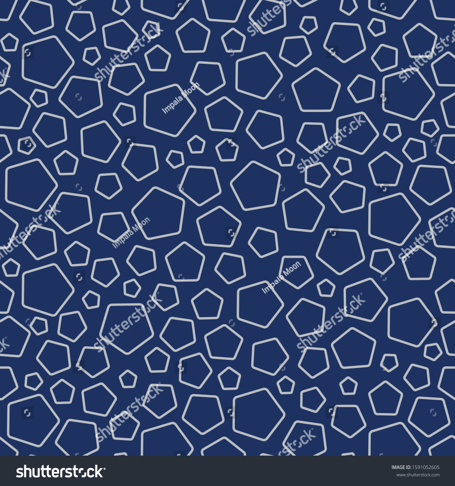 Vector Random Pentagon Texture Seamless Pattern : image vectorielle de ...