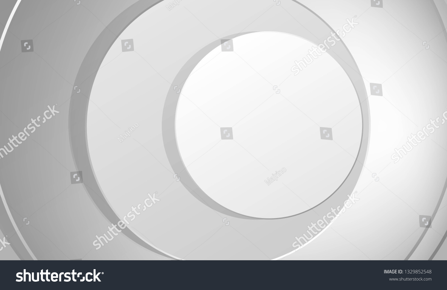 Vector Realistic White Background Circles Template: เวกเตอร์สต็อก (ปลอด ...