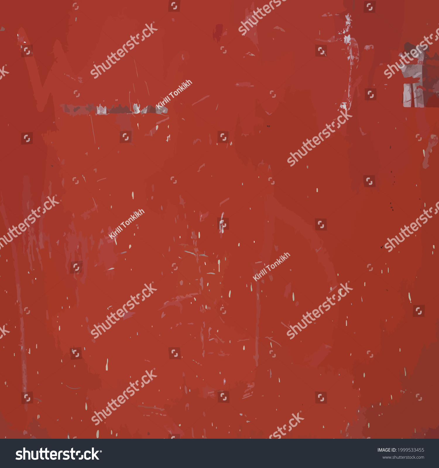 Vector Red Concrete Texture Stone Wall Stock Vector (Royalty Free ...