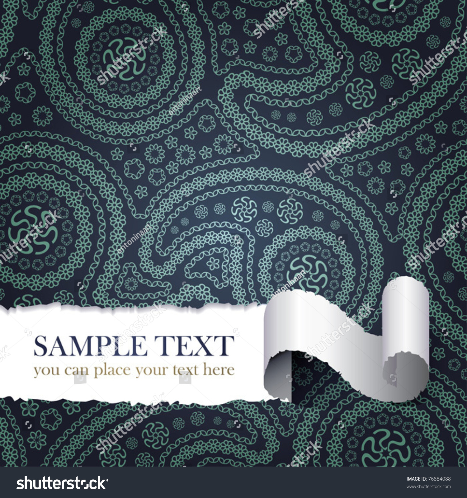 Vector Ripped Wallpaper Stock Vector (Royalty Free) 76884088 | Shutterstock