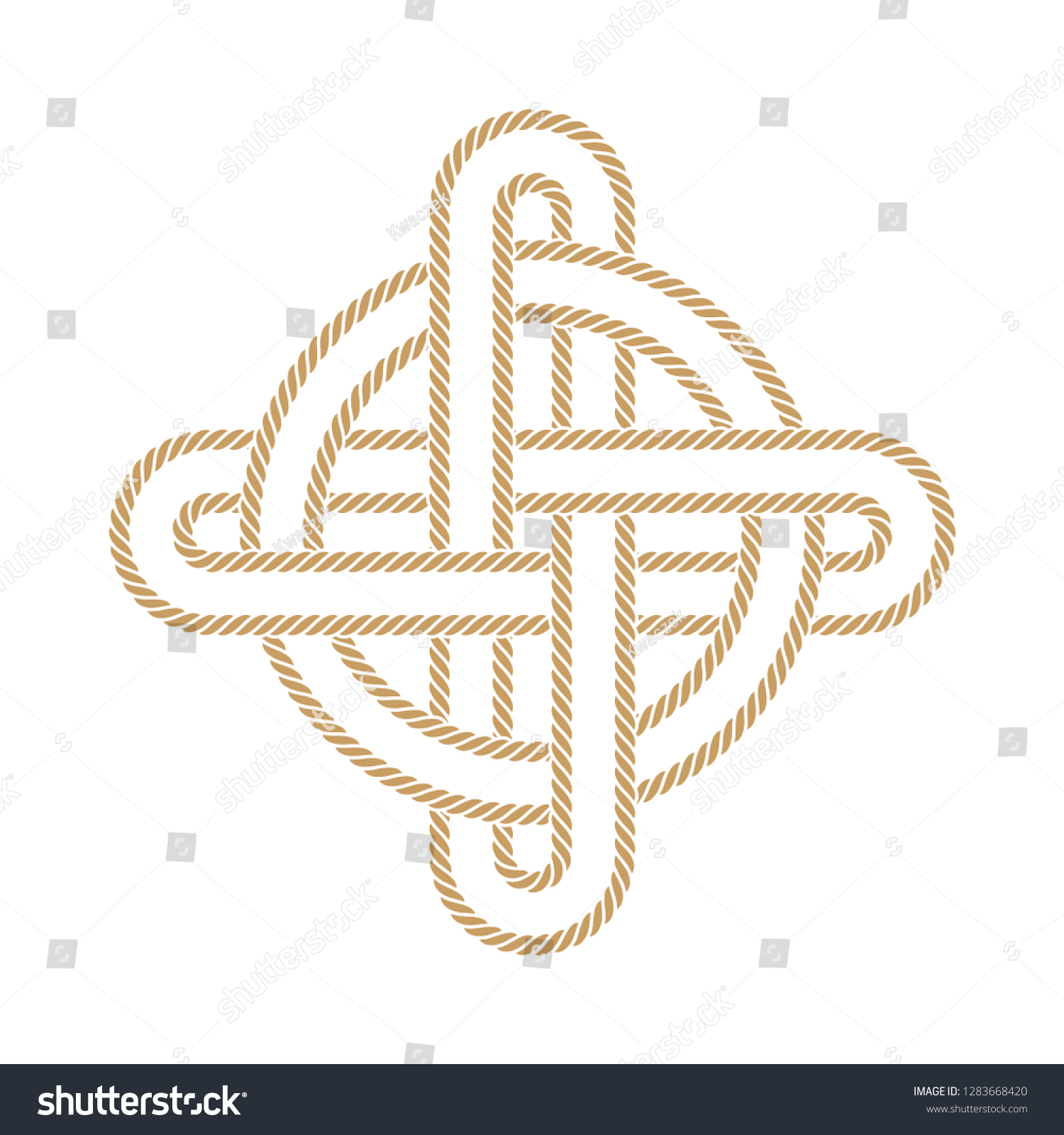 Vector Rope Celtic Tattoo Ornament Stock Vector (Royalty Free ...