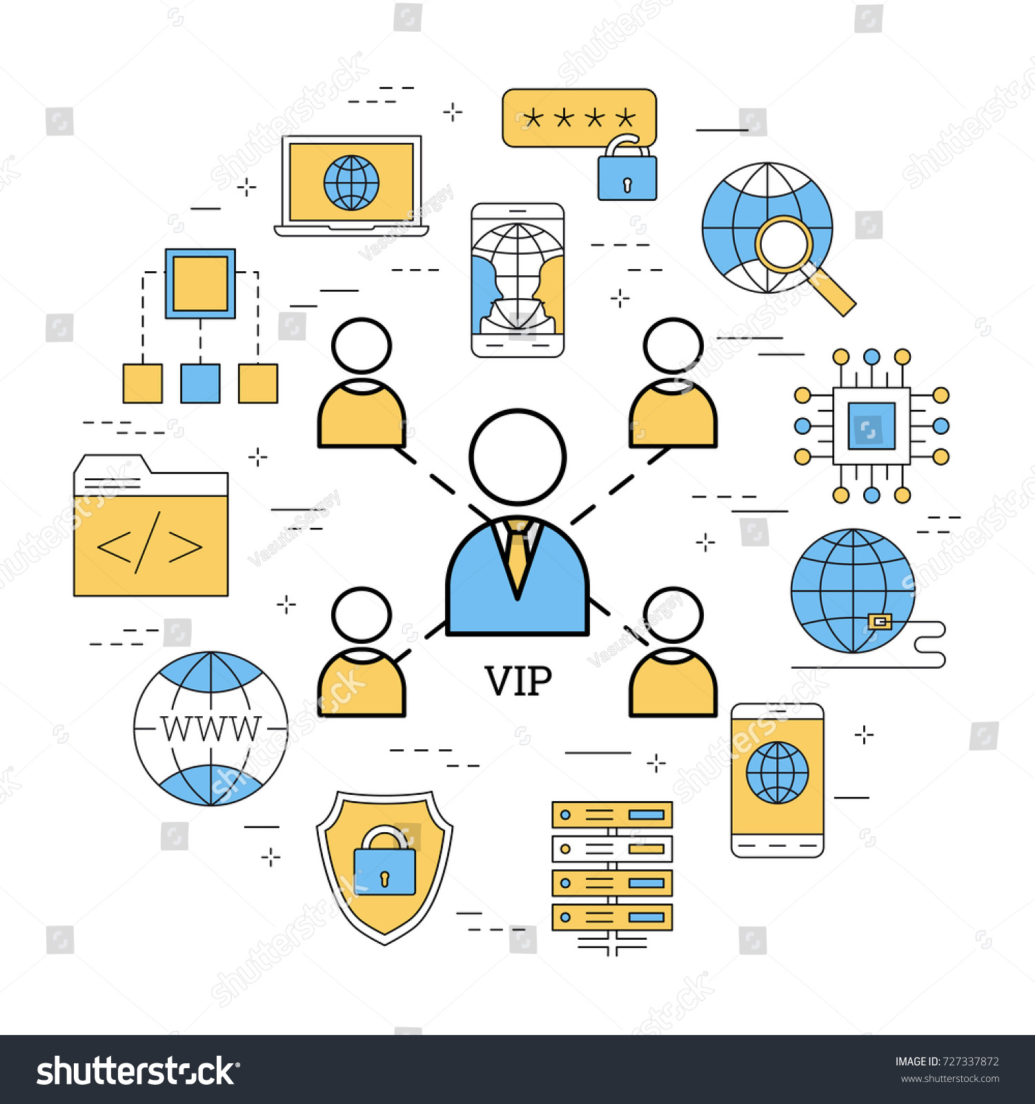 Vector Round Linear Concept Very Important Stock Vector (Royalty Free ... Vector Round Linear Concept Very Important Stock Vector (Royalty Free ...