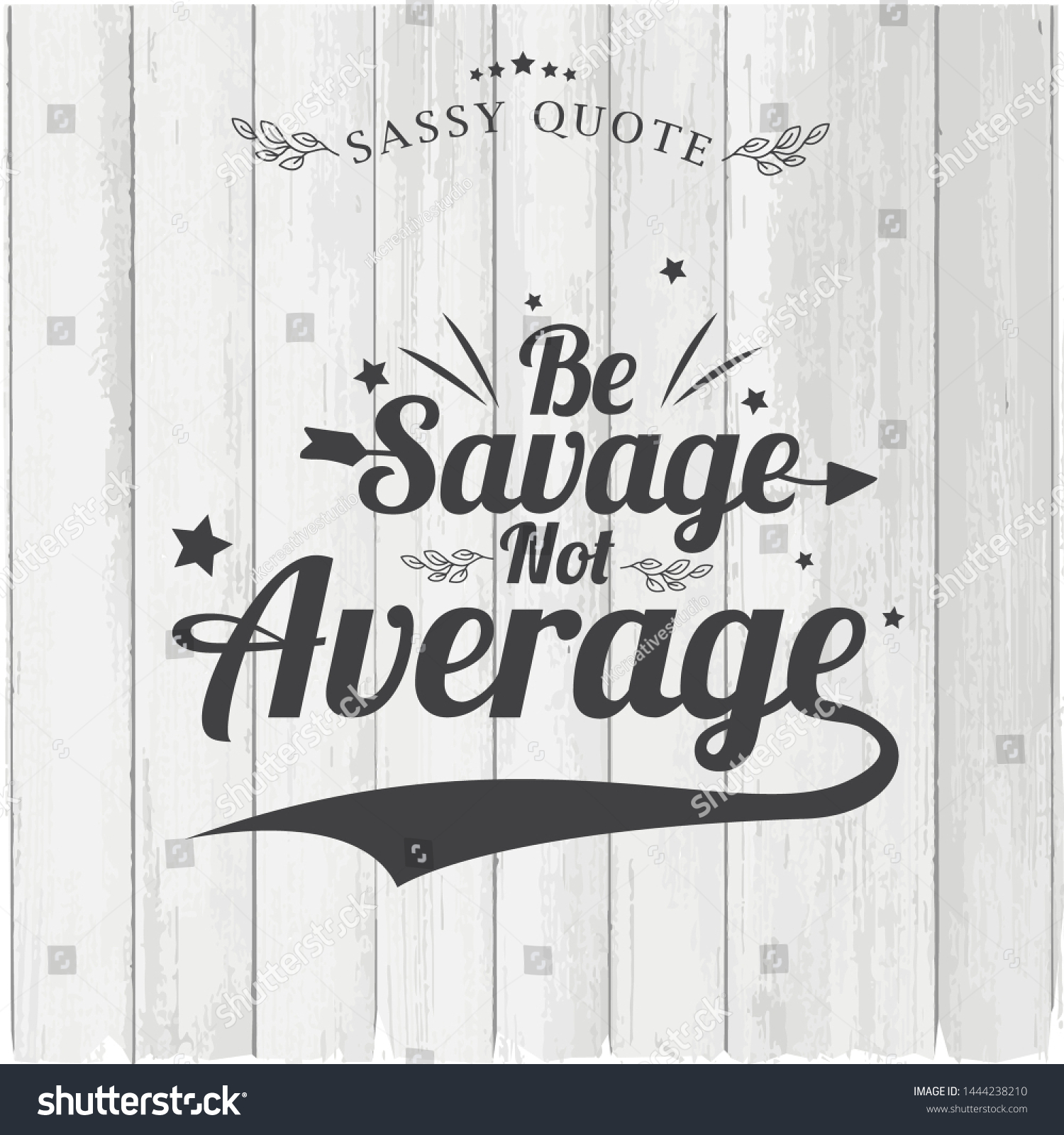 Vector Sassy Girl Quotes On White Stock Vector Royalty Free 1444238210