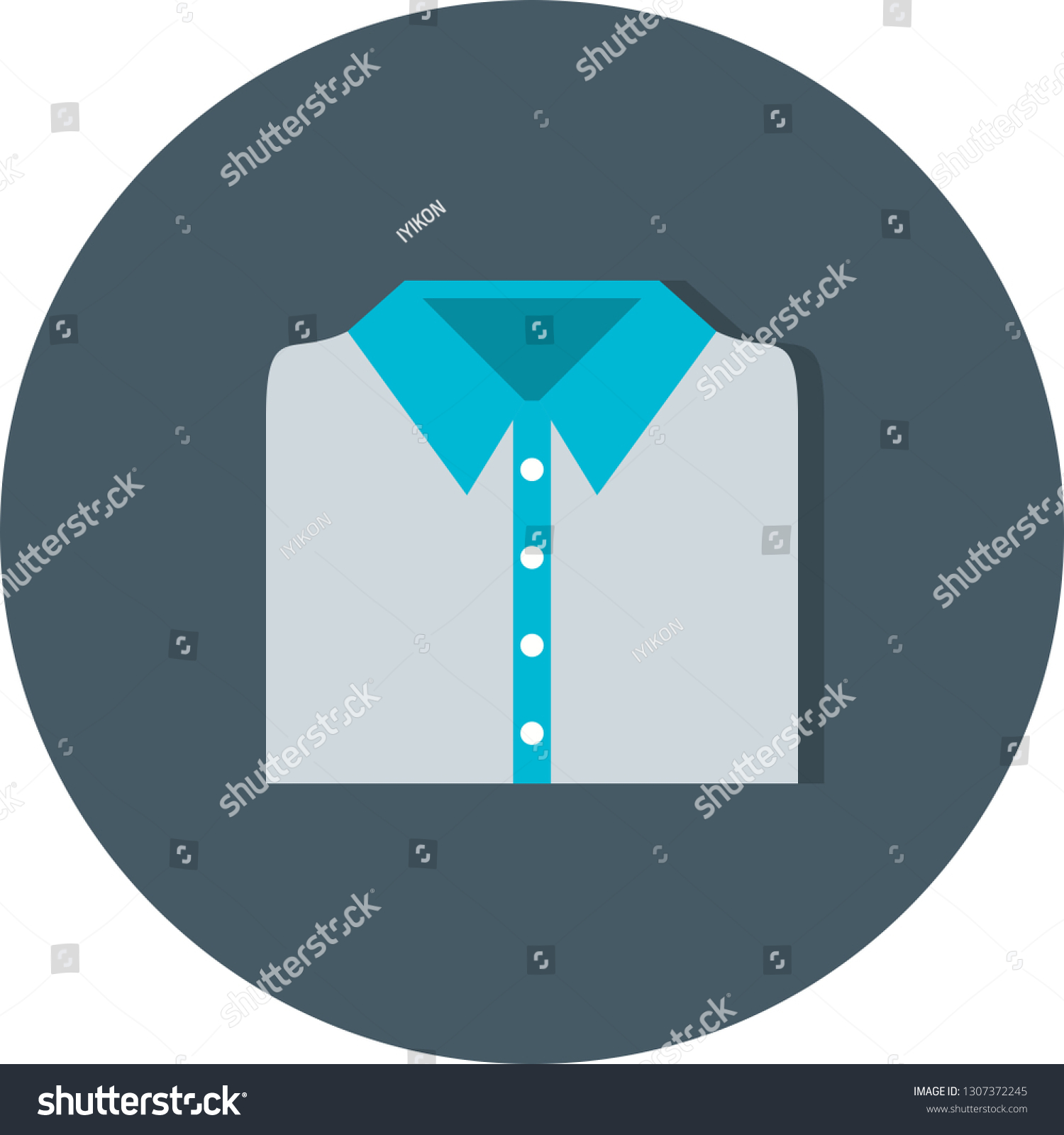 Vector School Shirt Icon Stock Vector (Royalty Free) 1307372245 ...