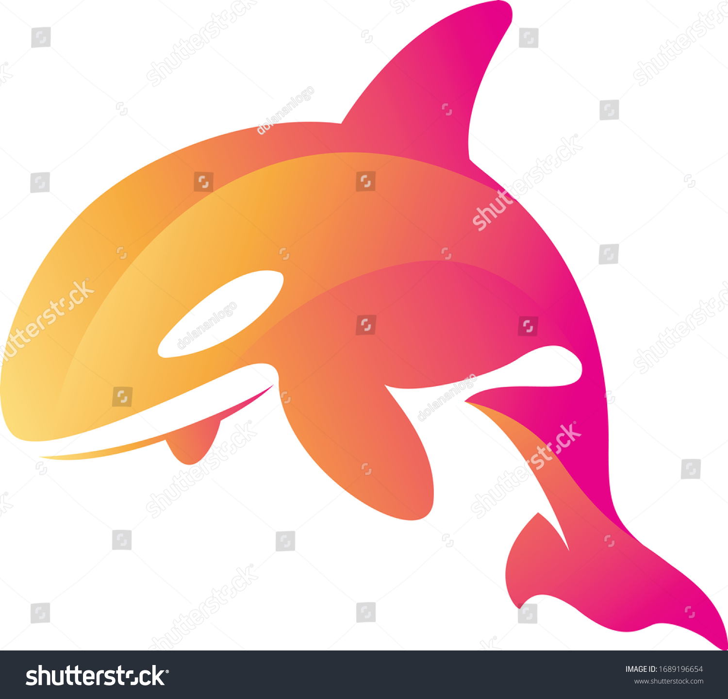 Vector Sea Animals Logo Vector Stock Vector (Royalty Free) 1689196654