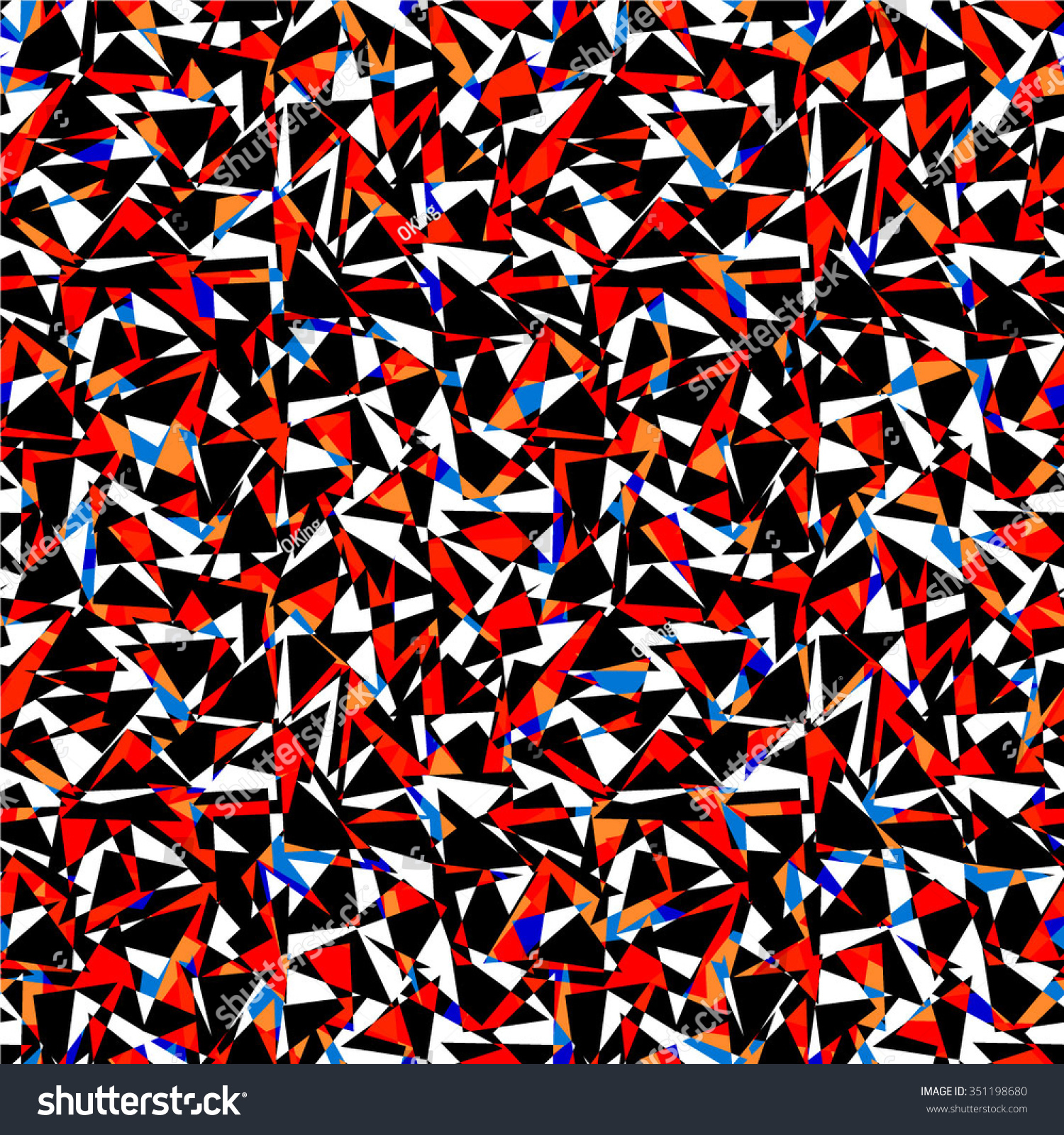 Vector Seamless Background Pop Art Collection Stock Vector 351198680 ...
