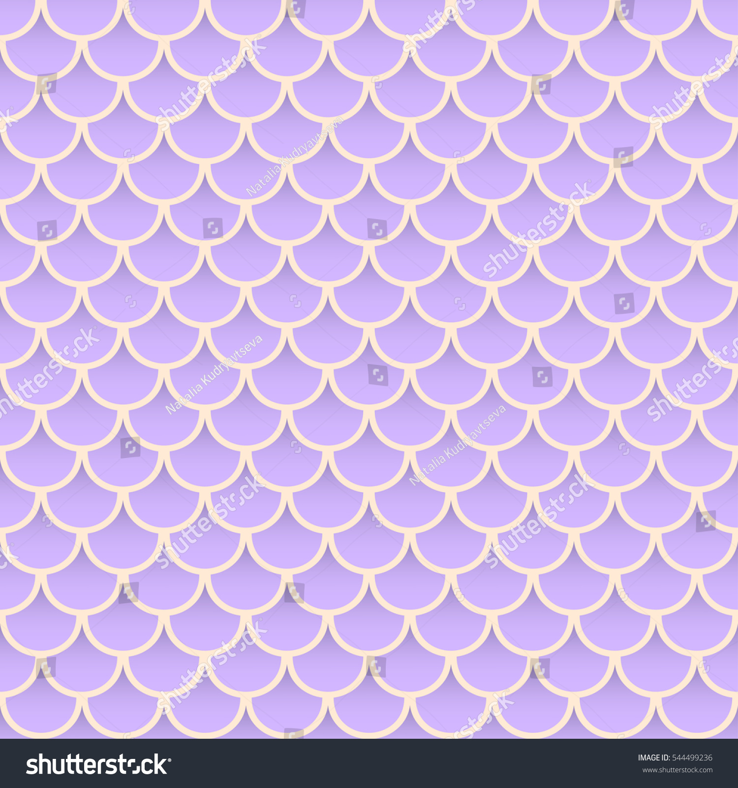 Vector Seamless Background Fish Scales Natural Stock Vector (Royalty ...