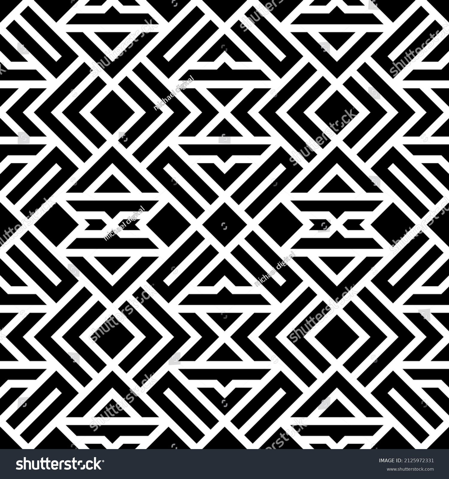 Vector Seamless Models Modern Stylish Texture Stock Vector (Royalty ...