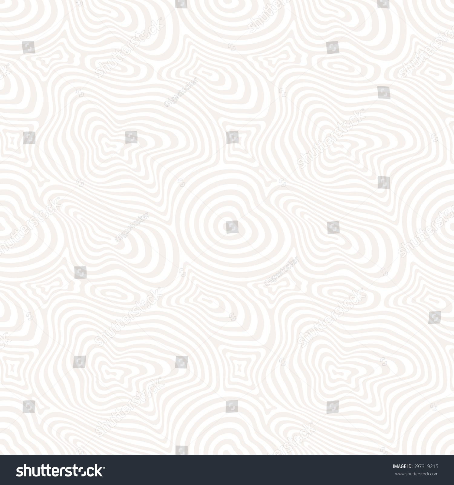 Vector Seamless Pattern Fine Curved Lines Stock Vector (Royalty Free ...