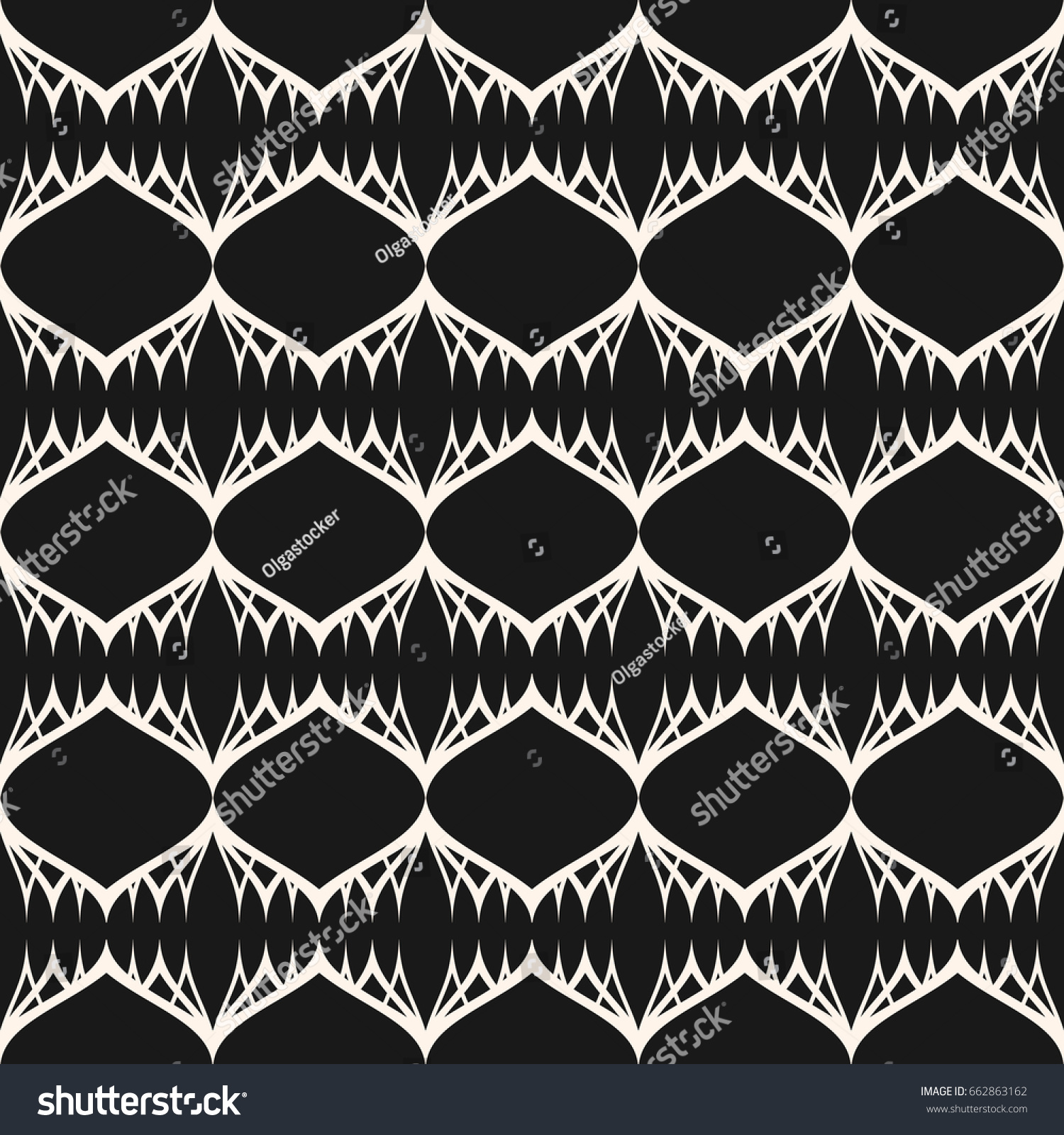 Vector Seamless Pattern Lace Texture Tissue Stock Vector (Royalty Free ...