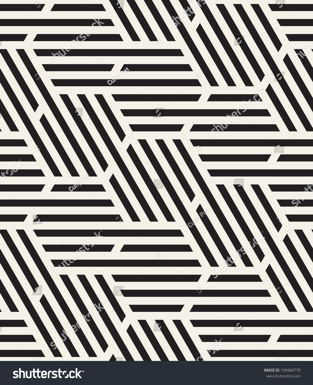 Vector Seamless Pattern Modern Geometric Texture Stock Vector (Royalty ...