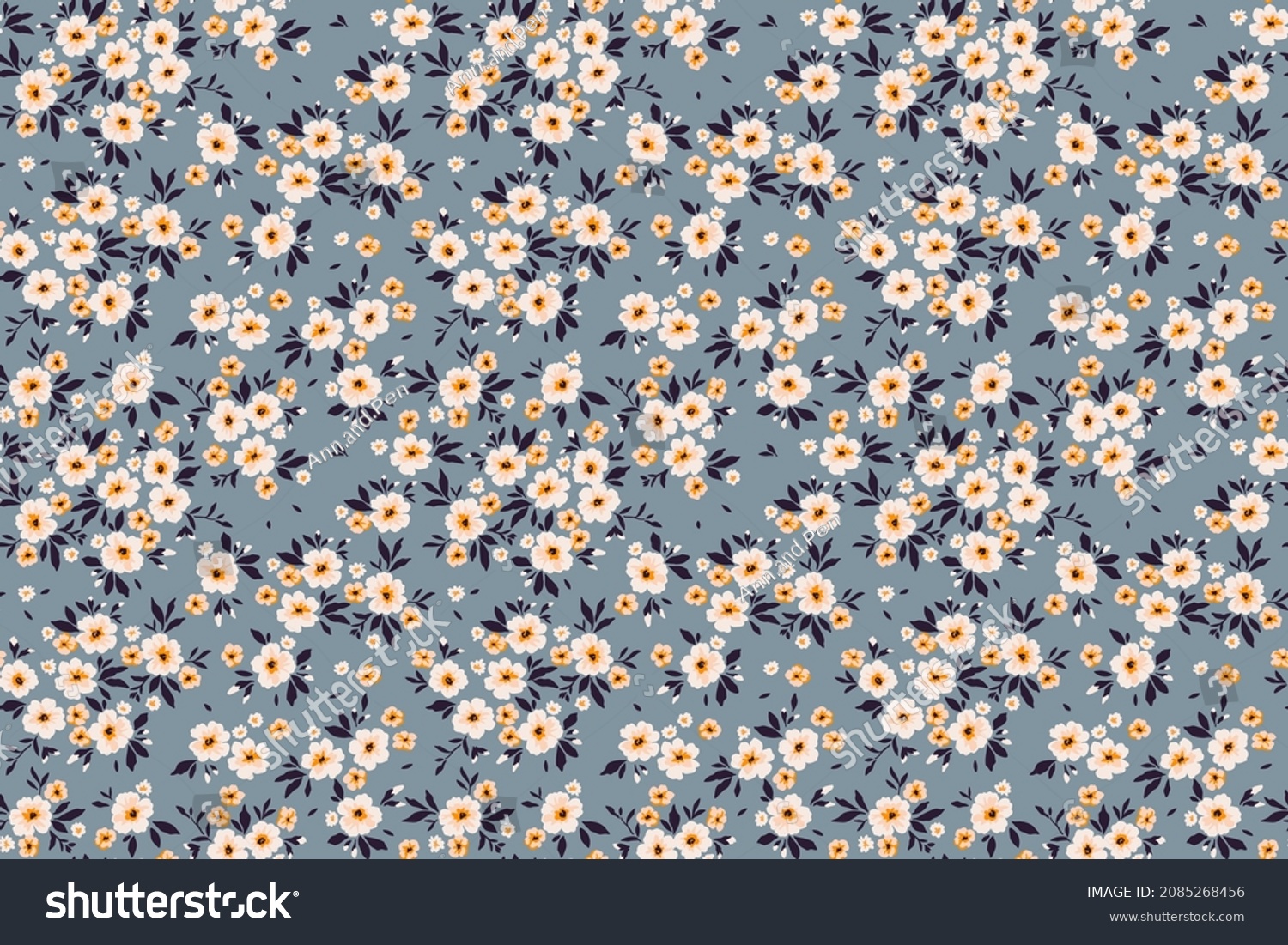 Vector Seamless Pattern Pretty Pattern Small Stock Vector (Royalty Free ...