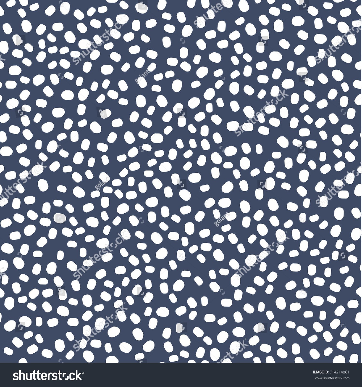 Vector Seamless Pattern Randomly Disposed Circles Stock Vector (Royalty ...