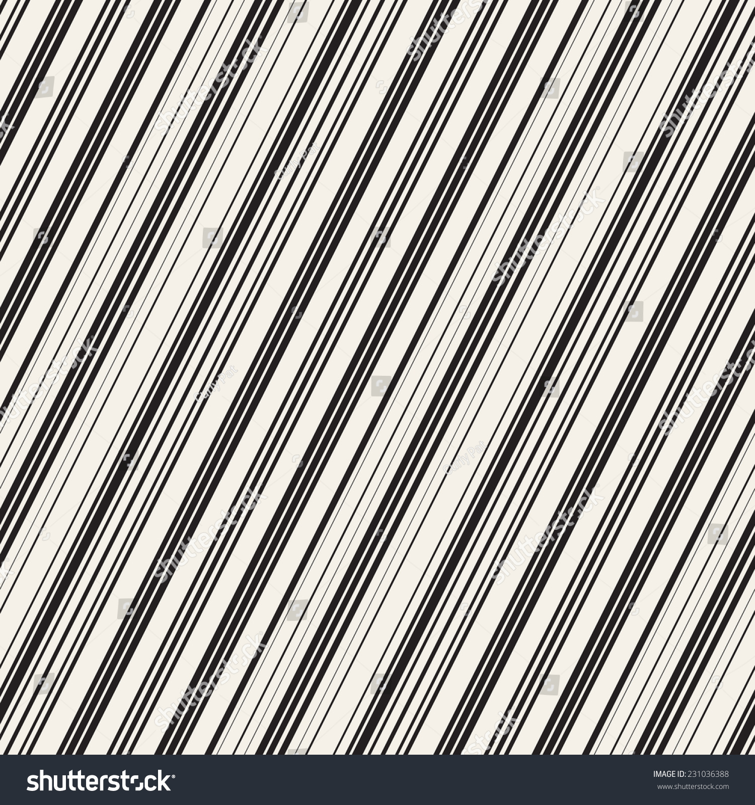 Vector Seamless Pattern. Regular Abstract Striped Texture. Lines Of ...