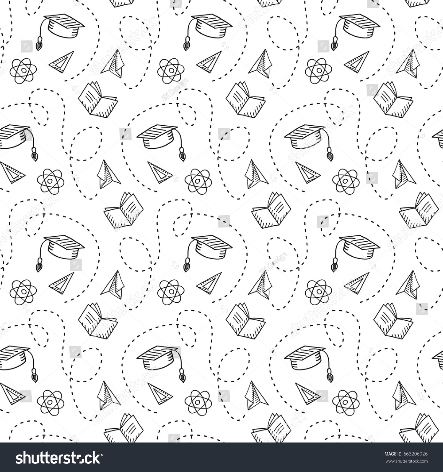 9,852 Graduation doodle background Images, Stock Photos & Vectors ...