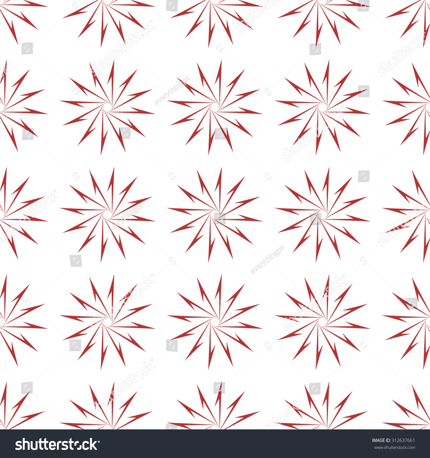 Vector Seamless Pattern Twelvepointed Star Collection Stock Vector ...