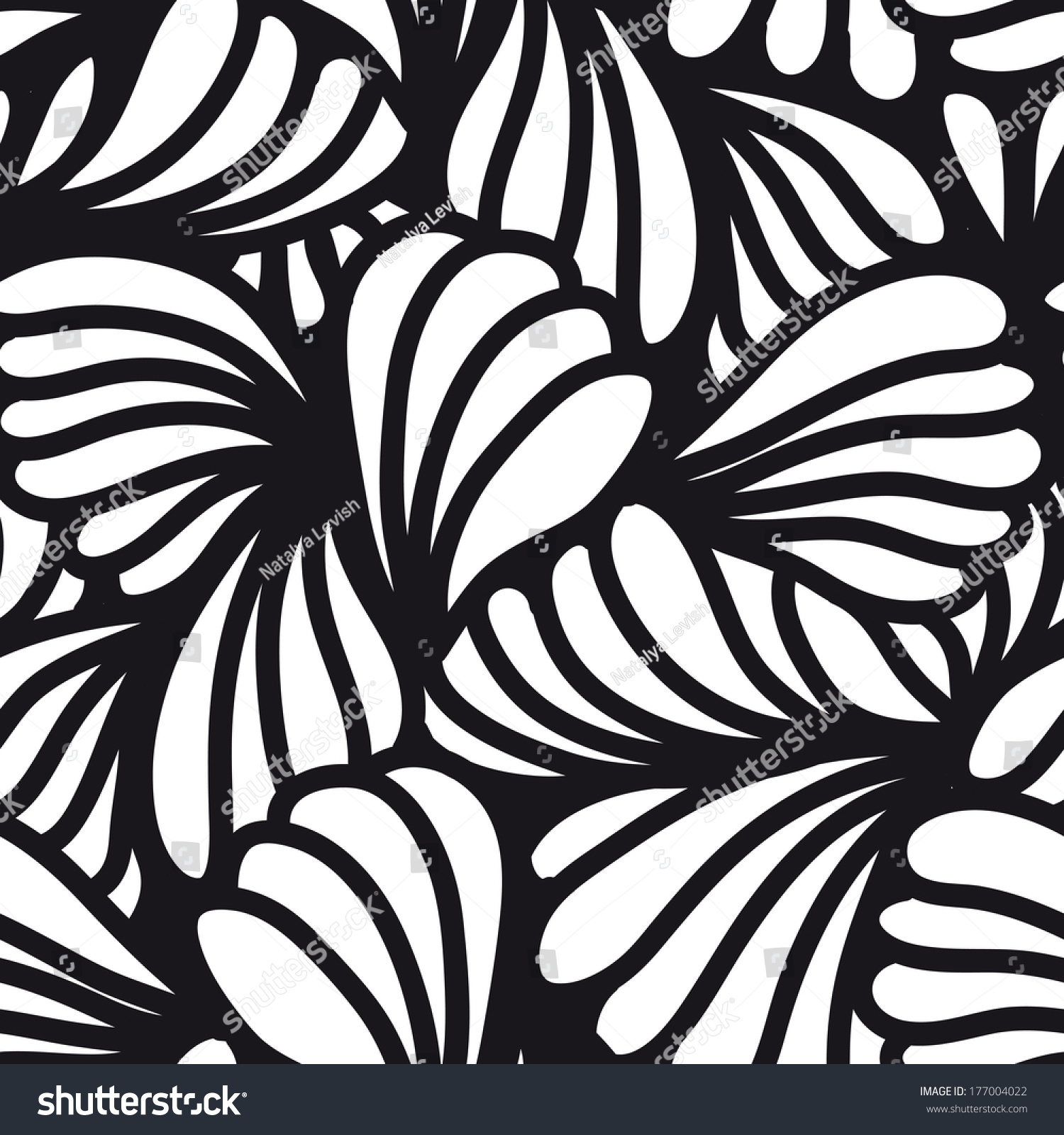 Vector Seamless Simple Pattern Curtain Design Stock Vector (Royalty ...