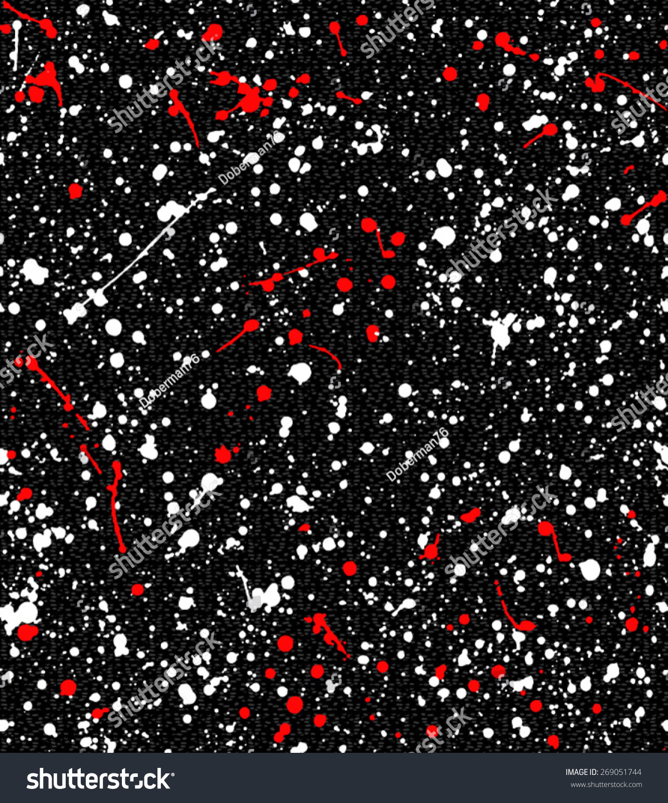 Vector Seamless Splatter Pattern Abstract Grunge Stock Vector 269051744 ...