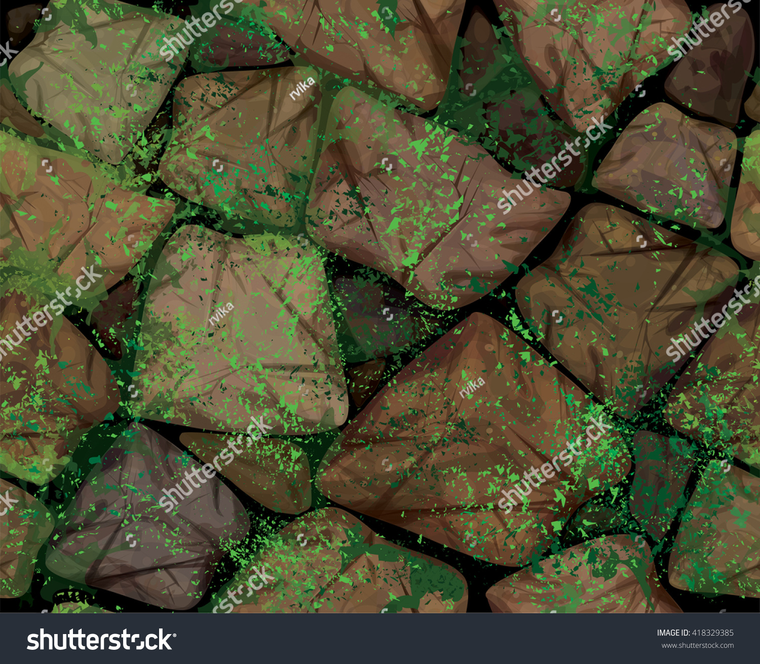 Vector de textura transparente musgo cubierto: vector de stock (libre ...