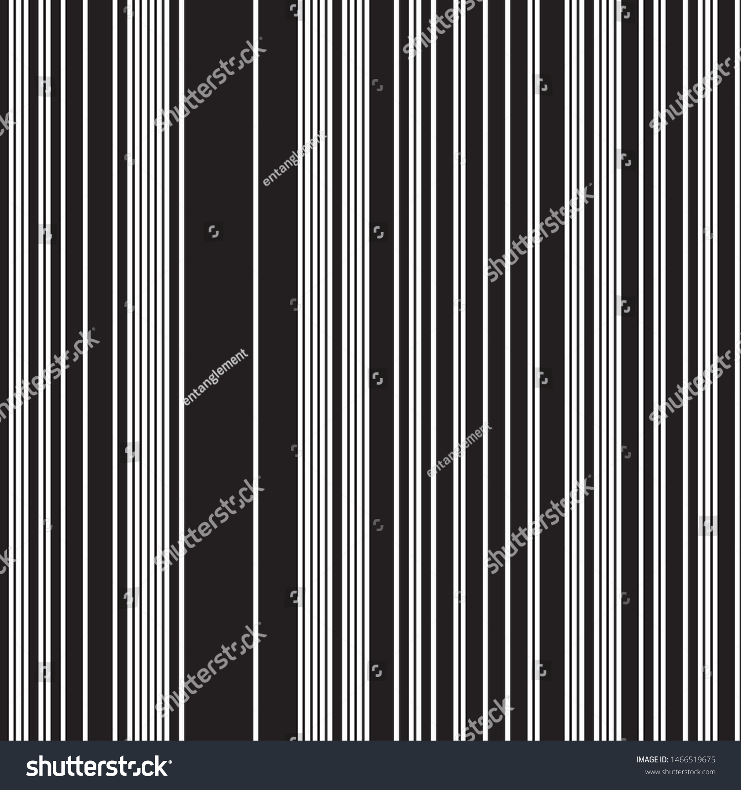 Vector Seamless Texture Vertical Black Stripes Stock Vector (Royalty ...