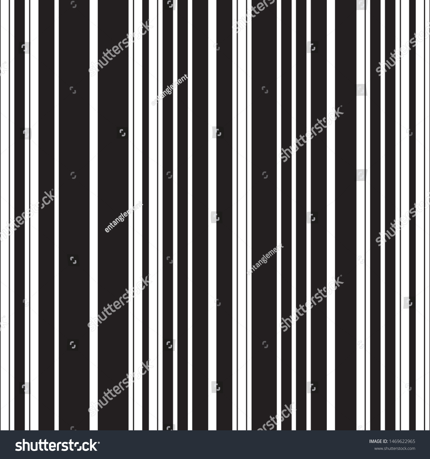 Vector Seamless Texture Vertical Black Stripes Stock Vector (Royalty ...