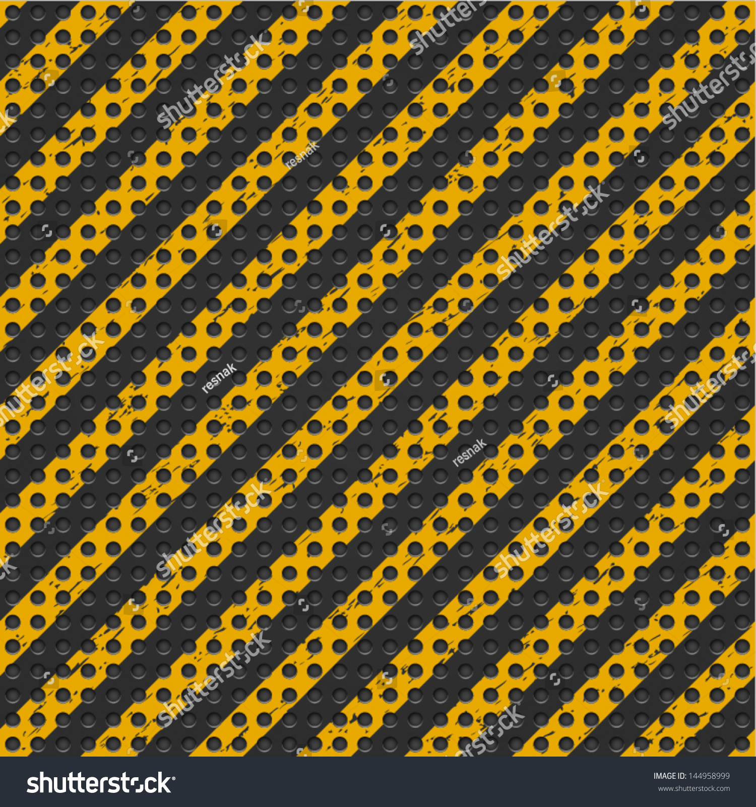 Vector Seamless Under Construction Texture Separate Stock Vector ...