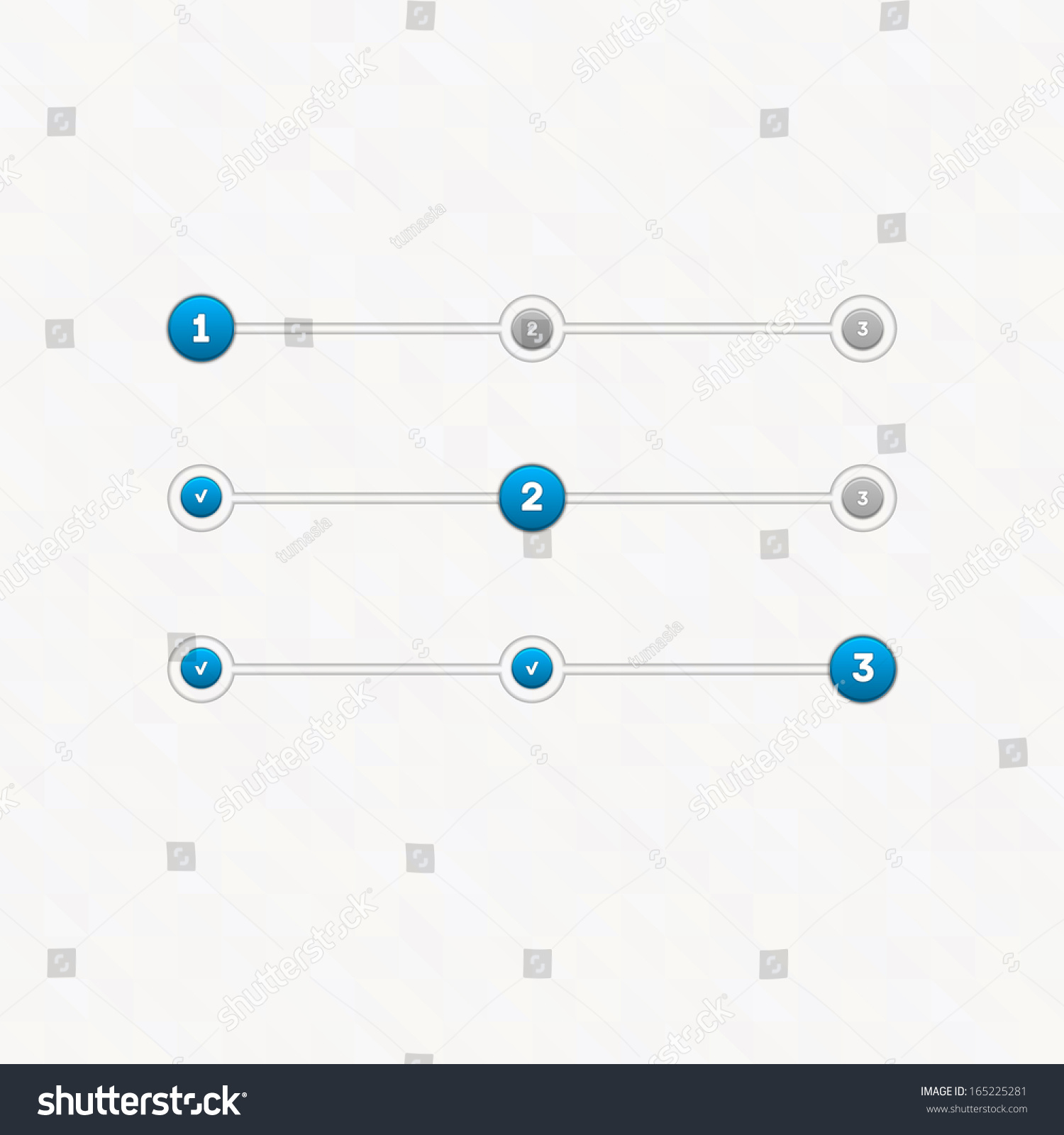 Vector Set Step By Step Progress: เวกเตอร์สต็อก (ปลอดค่าลิขสิทธิ์ ...