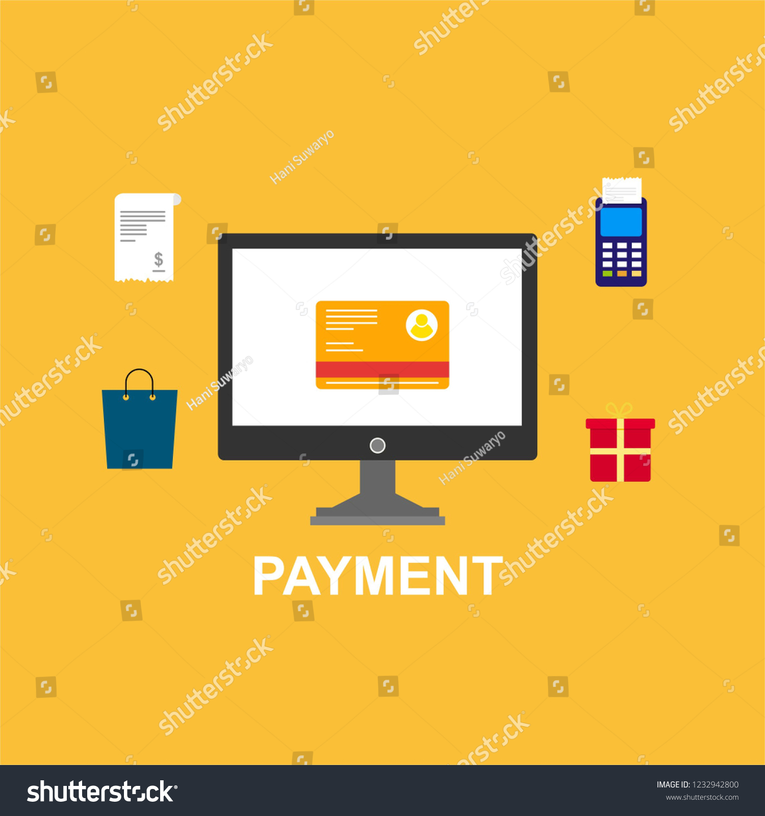 Vector Set Vertical Banners Payment Security Stock Vector (Royalty Free ...