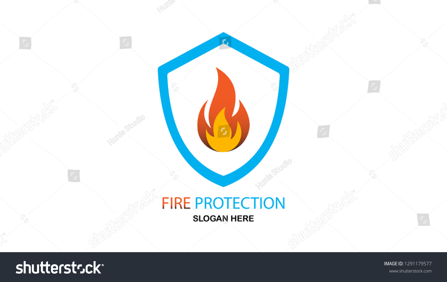 Vector Shield Fire Protection Logo Inspiration: เวกเตอร์สต็อก (ปลอดค่า ...