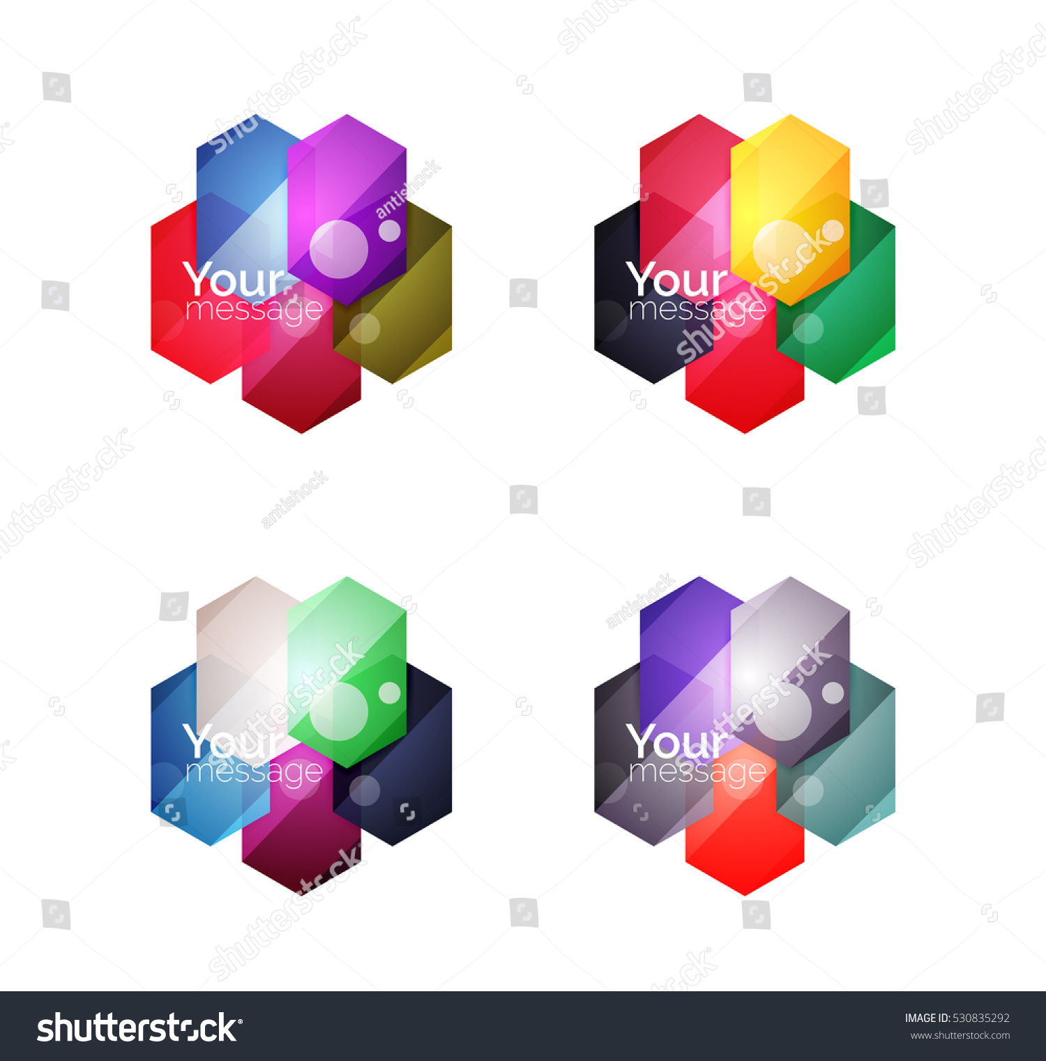 Vector Shiny Blank Web Option Boxes Stock Vector (Royalty Free ...