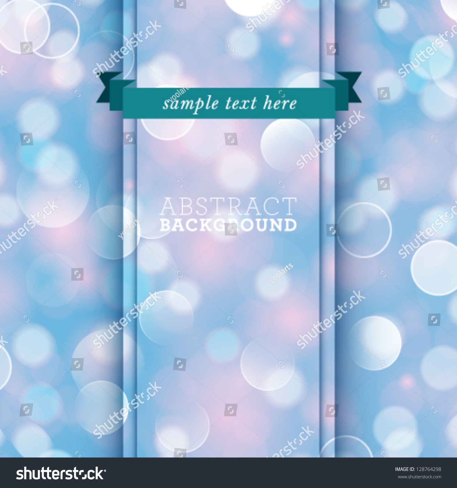 Vector Shiny Invitation Card Template Stock Vector (Royalty Free ...