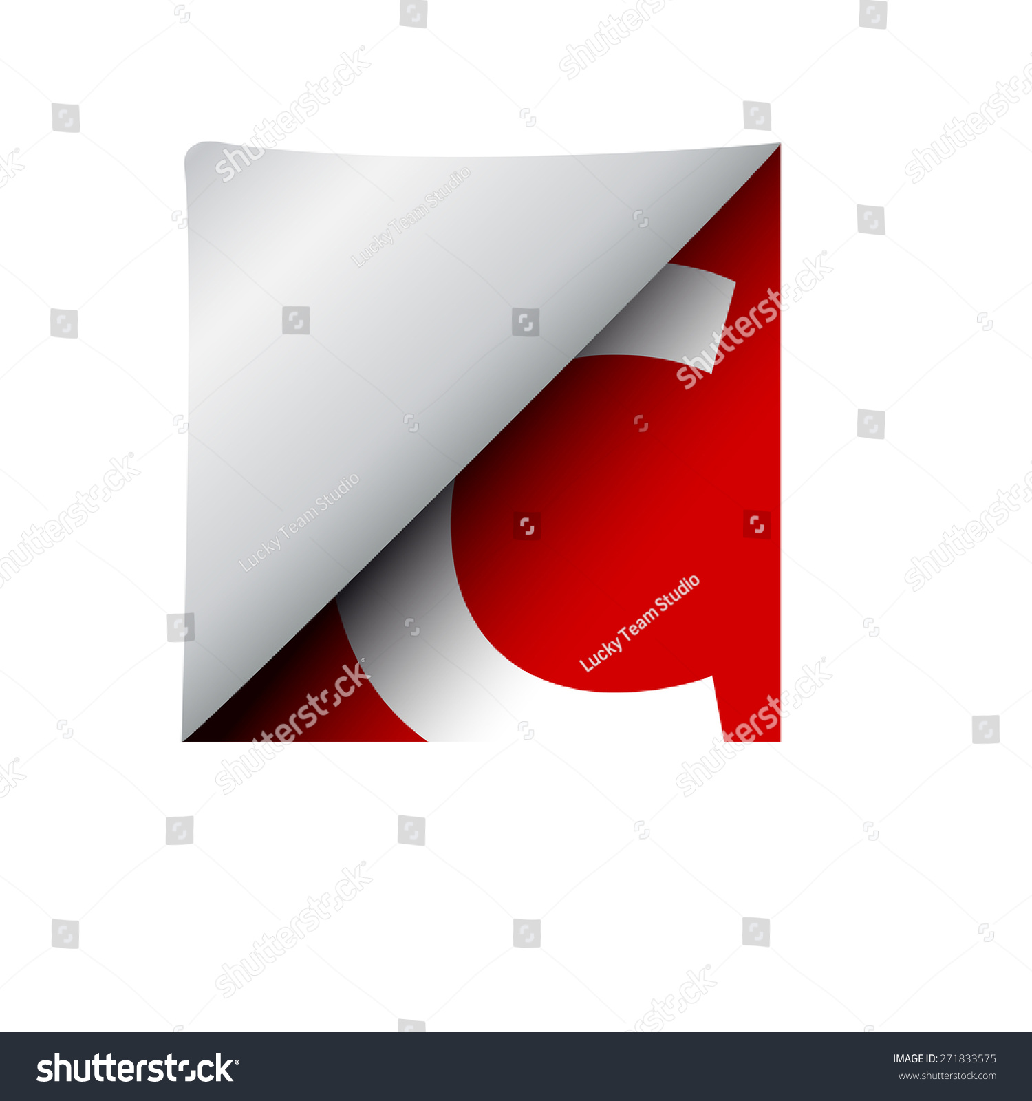 Vector Sign Label Letter C Stock Vector (Royalty Free) 271833575 ...