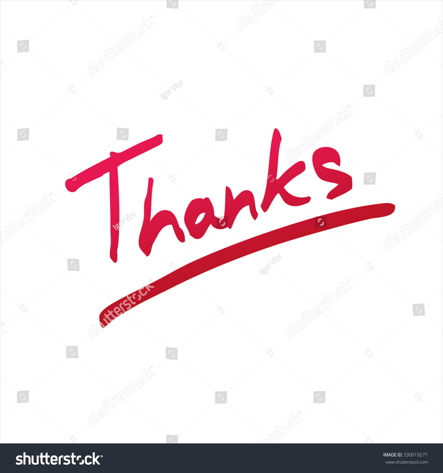 Vector Signature. Thanks - 330919271 : Shutterstock