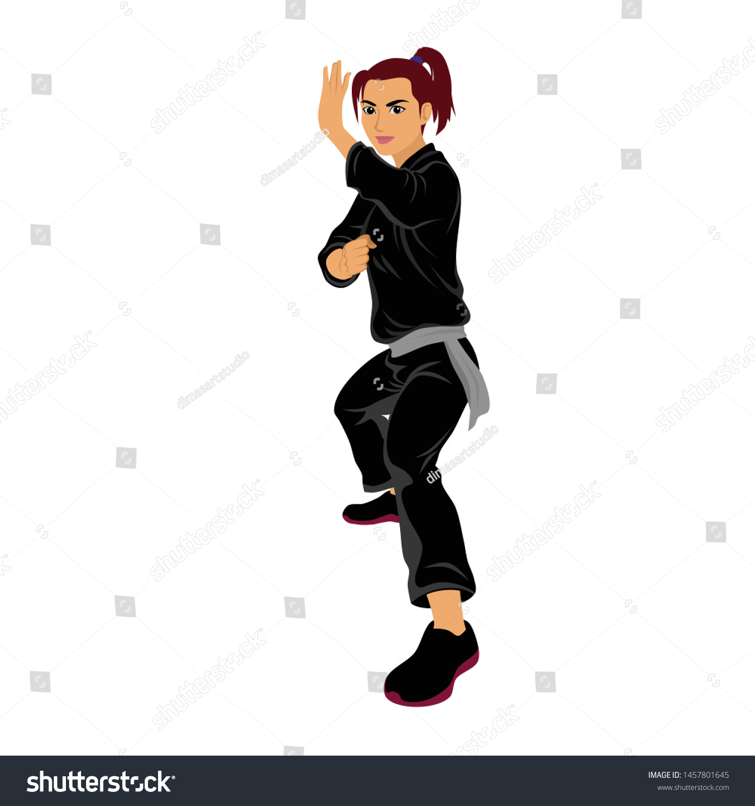 Vector Silat Martial Arts Indonesia เวกเตอร์สต็อก ปลอดค่าลิขสิทธิ์