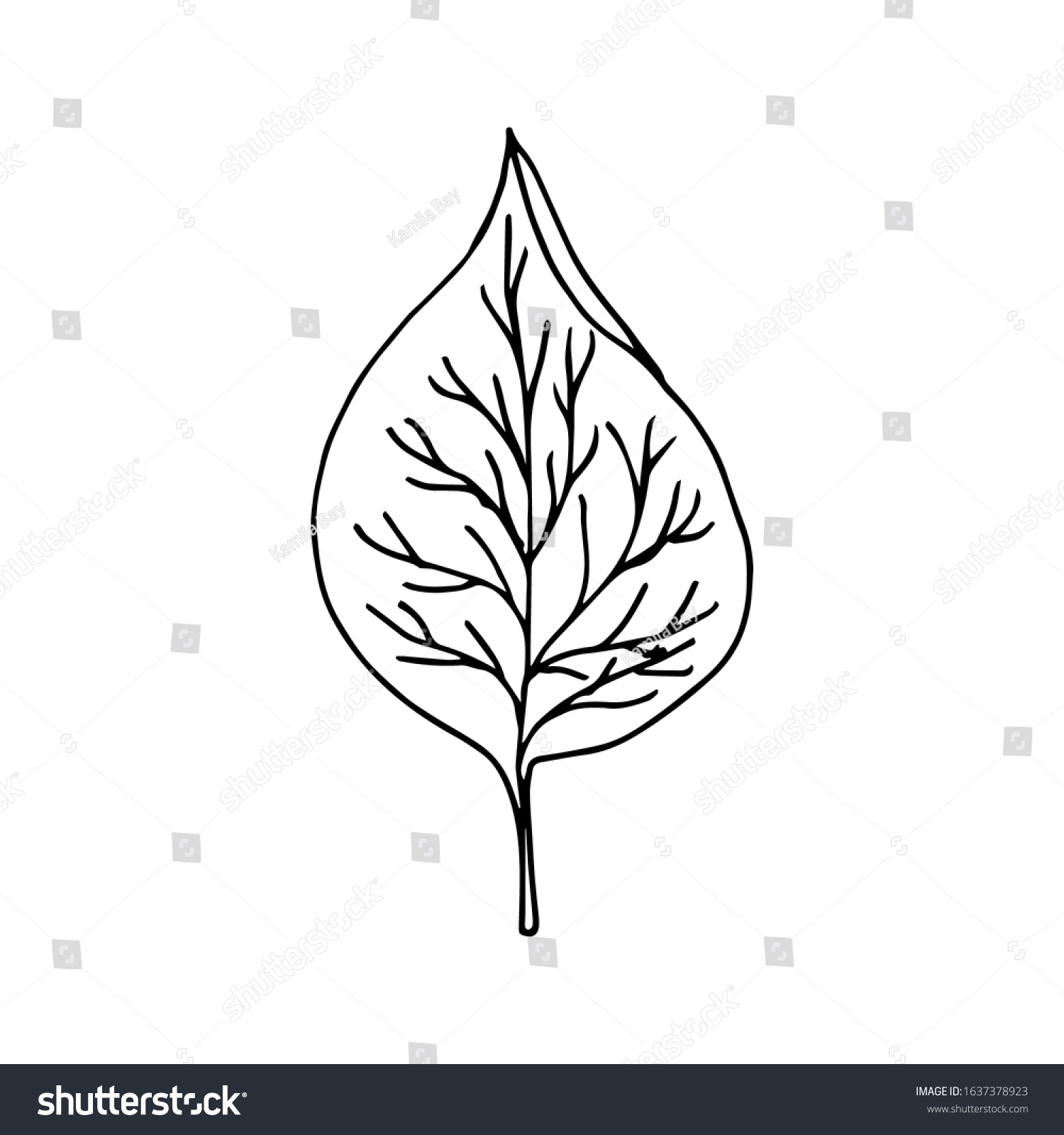 Vector Simple Solid Sheet Sketch Technique Stock Vector (Royalty Free ...