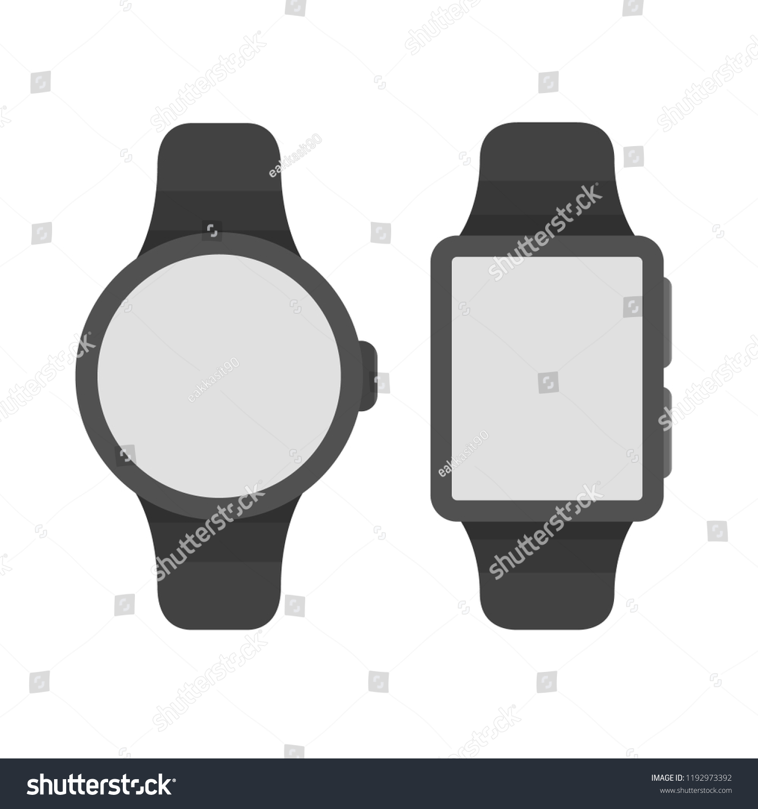 Vector Smartwatch Icon Vector Iwatch Stock Vector (Royalty Free ...