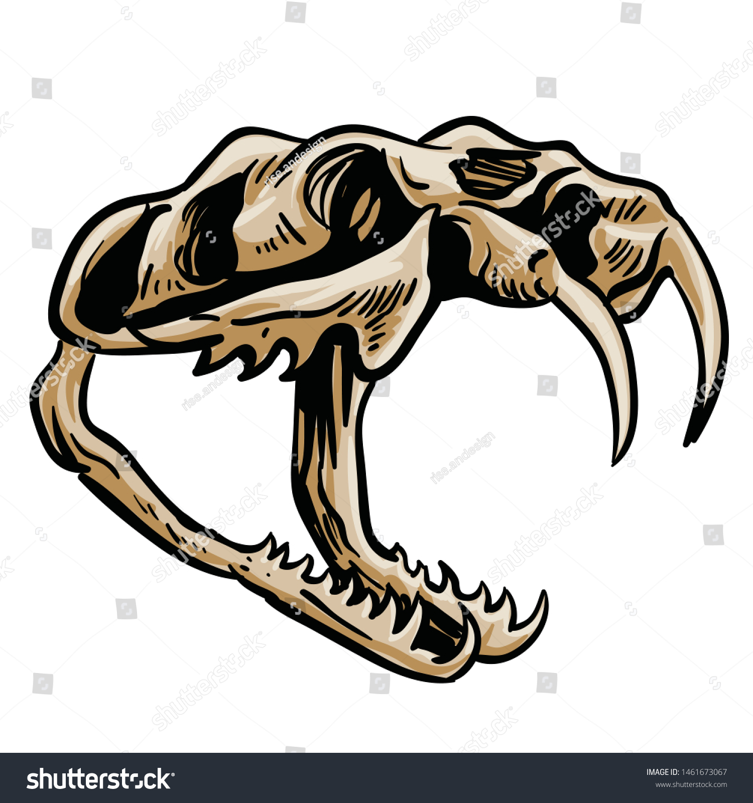 Vector Snake Skull Transparent Background: vector de stock (libre de ...