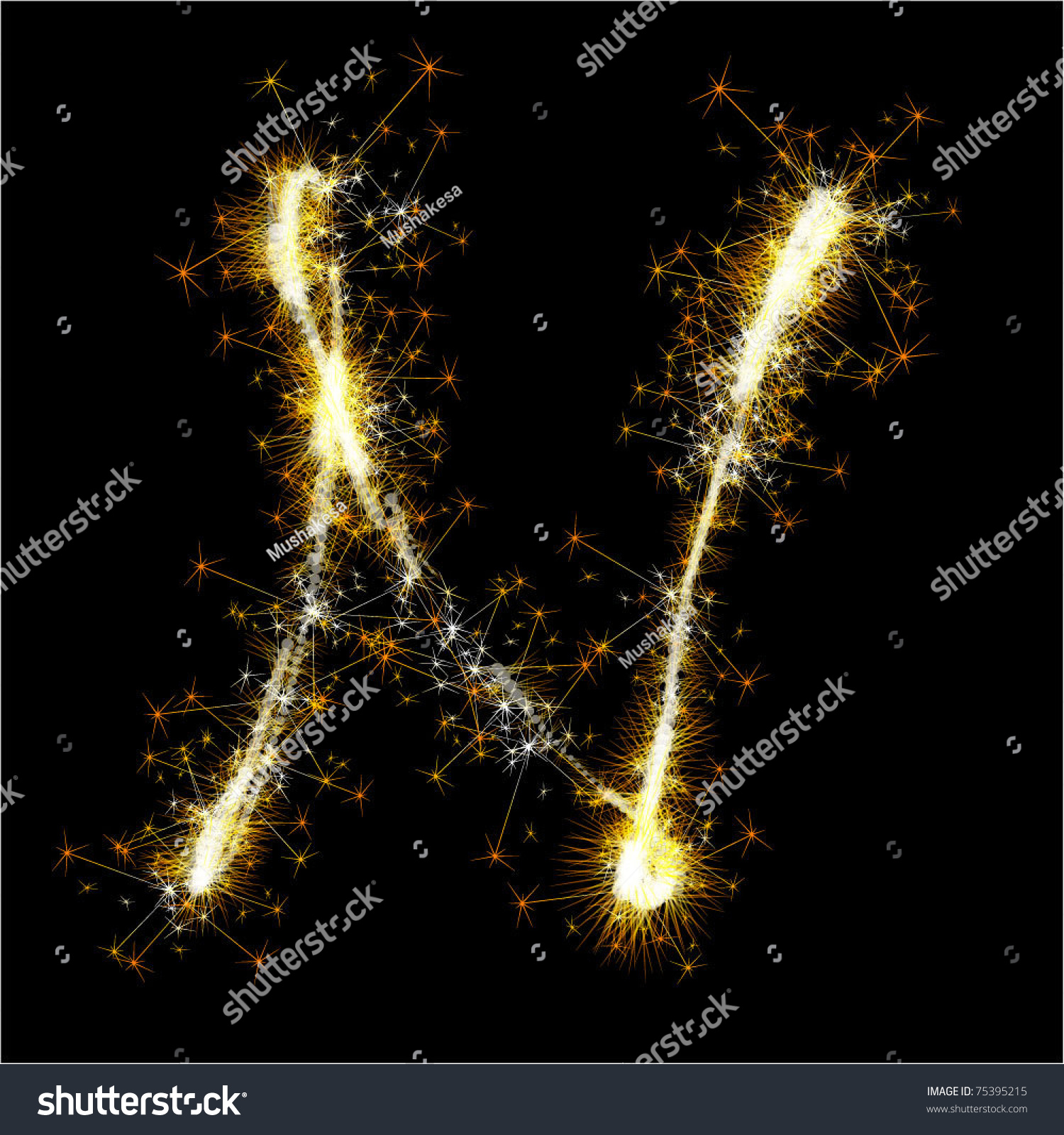 348 Sparkler alphabet Stock Vectors, Images & Vector Art | Shutterstock