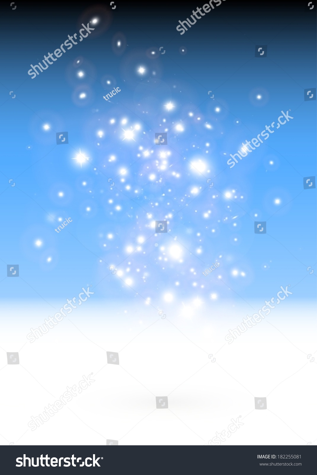 Vector Sparks Falling Space Background Illustration: เวกเตอร์สต็อก ...