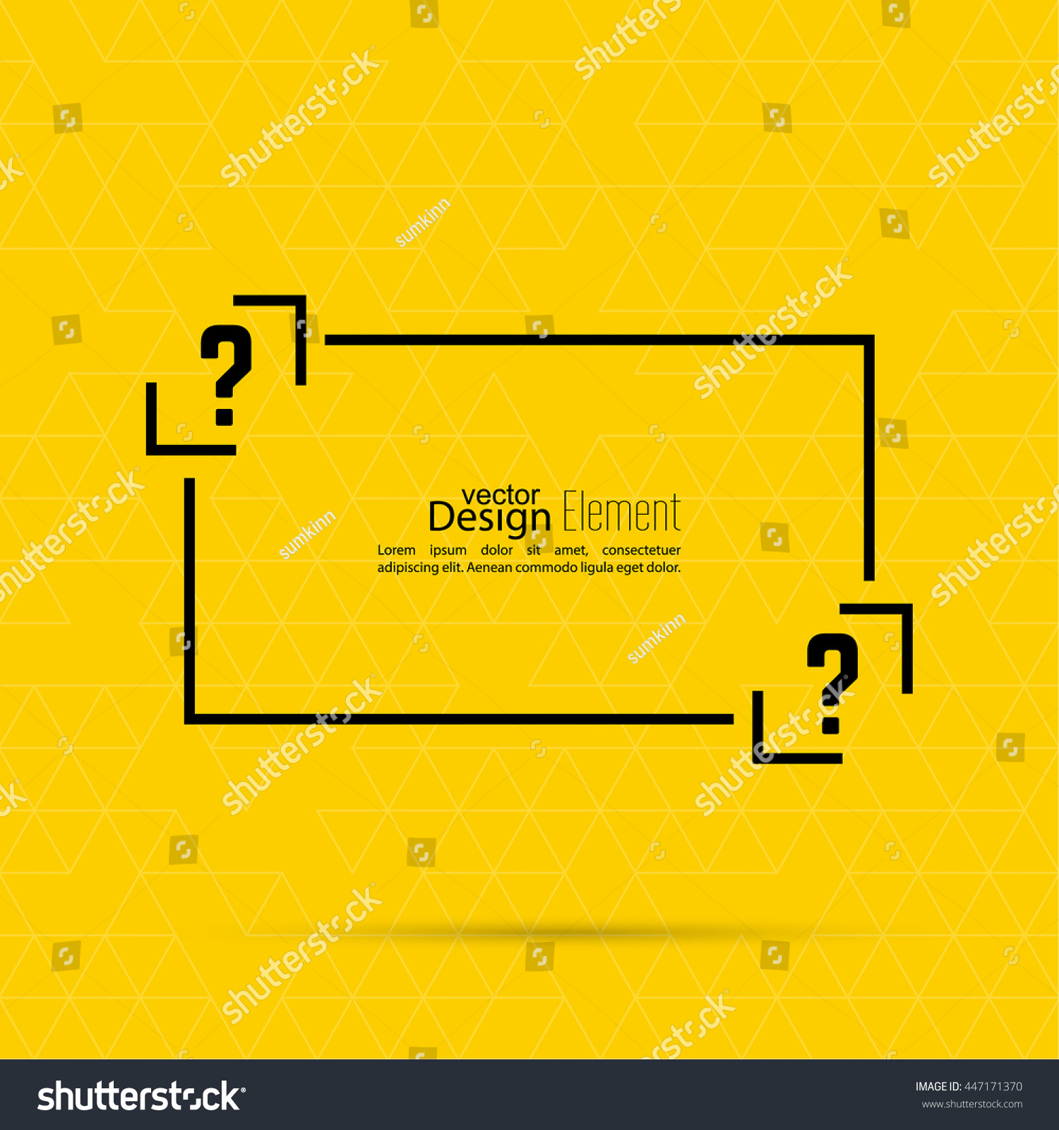 Vector Speech Bubble Question Mark Faq Stock Vector (Royalty Free ...