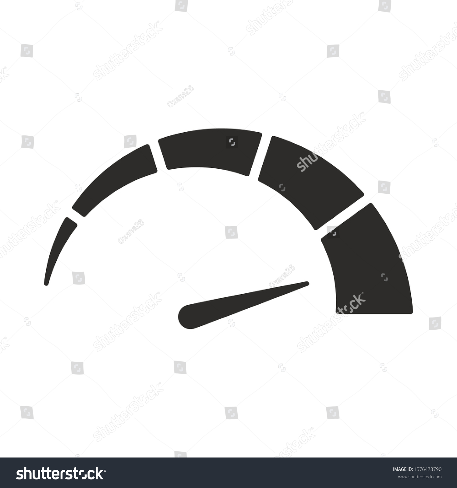 Vector Speed Icon Logo Illustration Stock Vector (Royalty Free ...