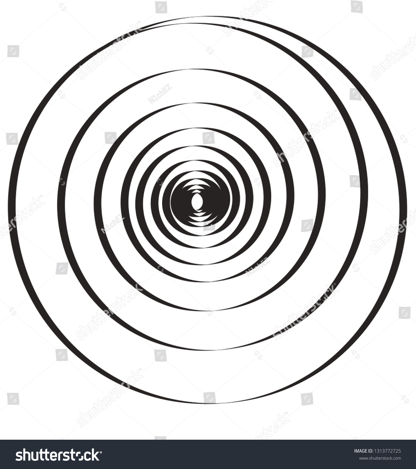 Vector Spiral Graphic Design Stock Vector (Royalty Free) 1313772725 ...