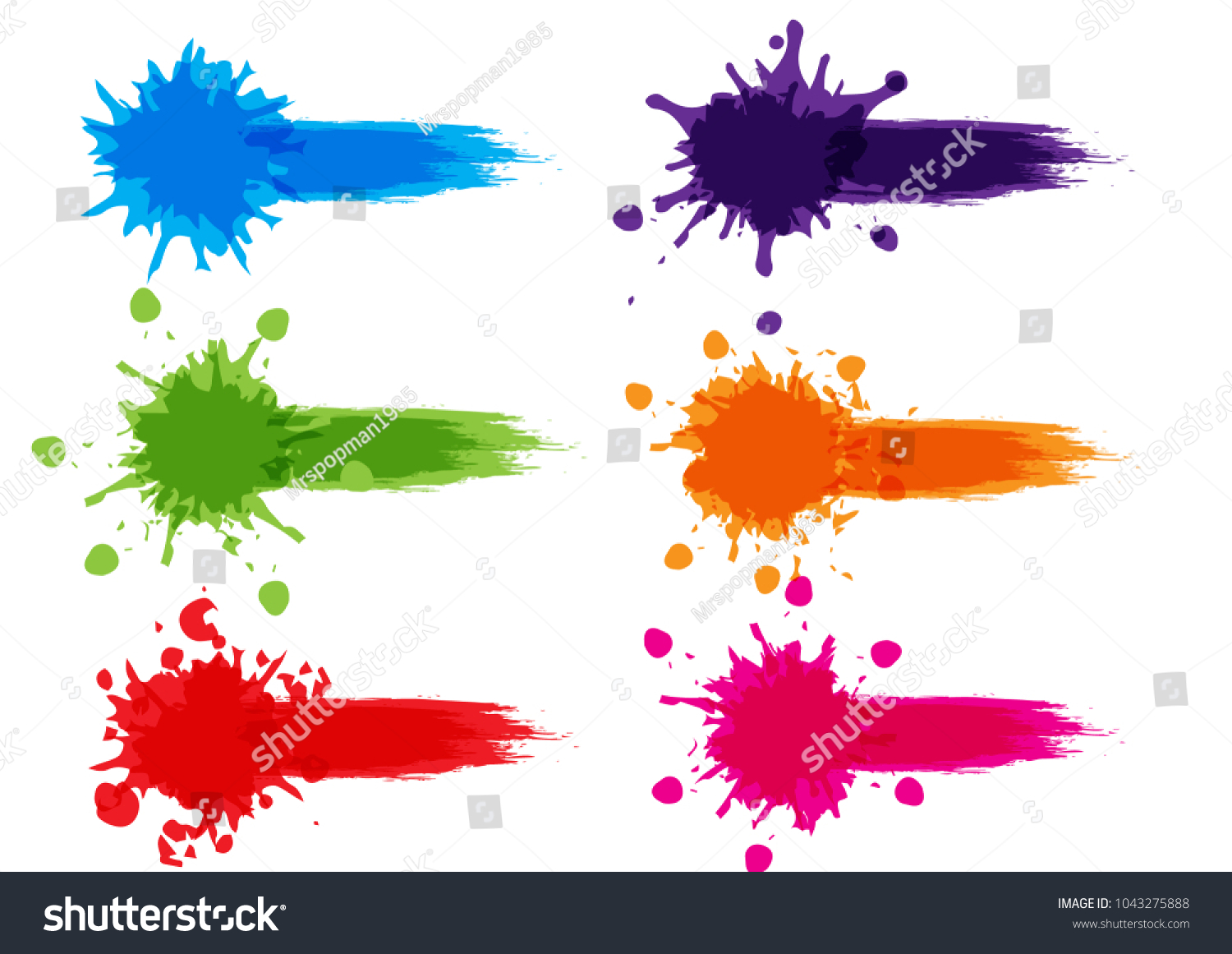 Vector Splatter Label Pack Background Illustration: Vector có sẵn (miễn ...