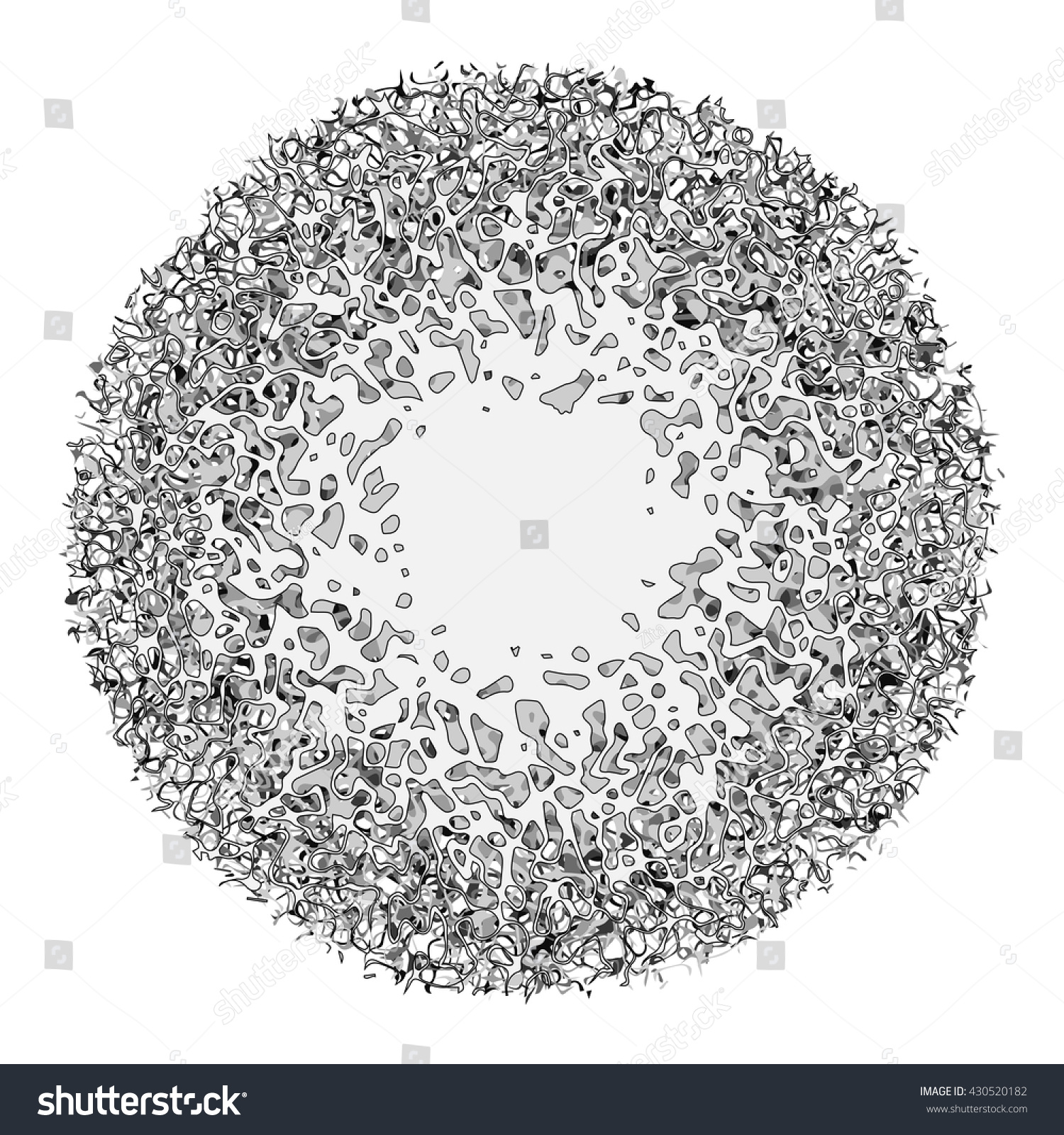 Vector Spongy Ball Stock Vector (Royalty Free) 430520182